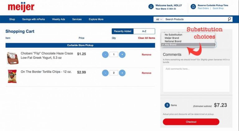 Meijer Curbside Online Grocery Shopping Review | Twisted Tastes