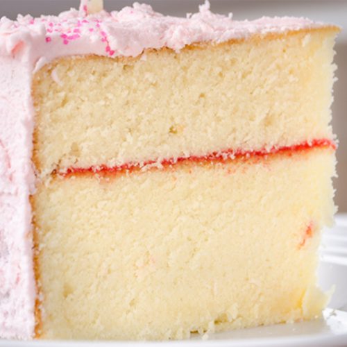 Sturdy & Moist White Cake | Twisted Tastes