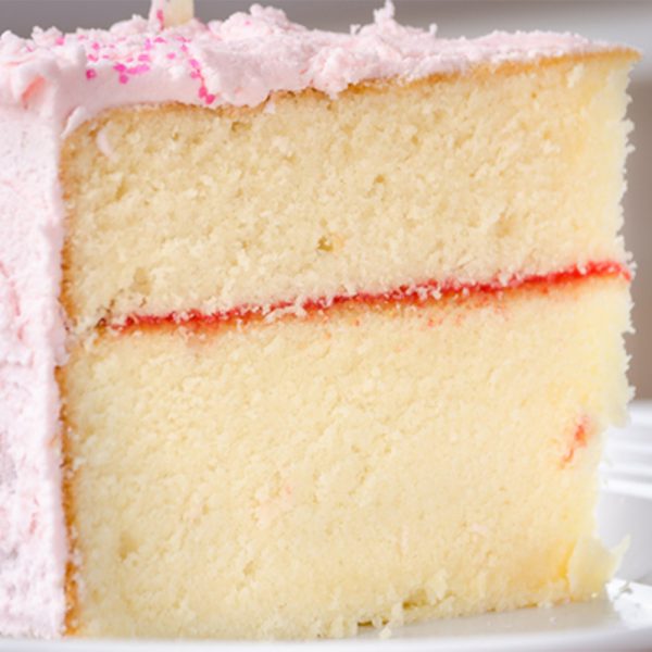 Sturdy & Moist White Cake | Twisted Tastes